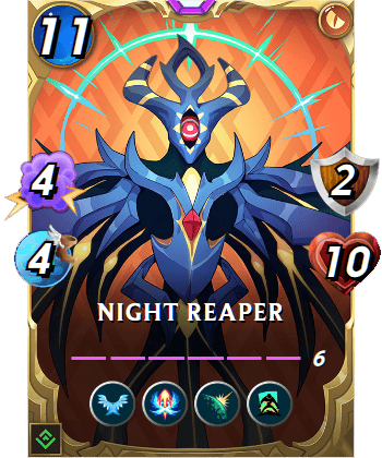 SplinterGuide - Night Reaper | Splinterlands Card Analysis